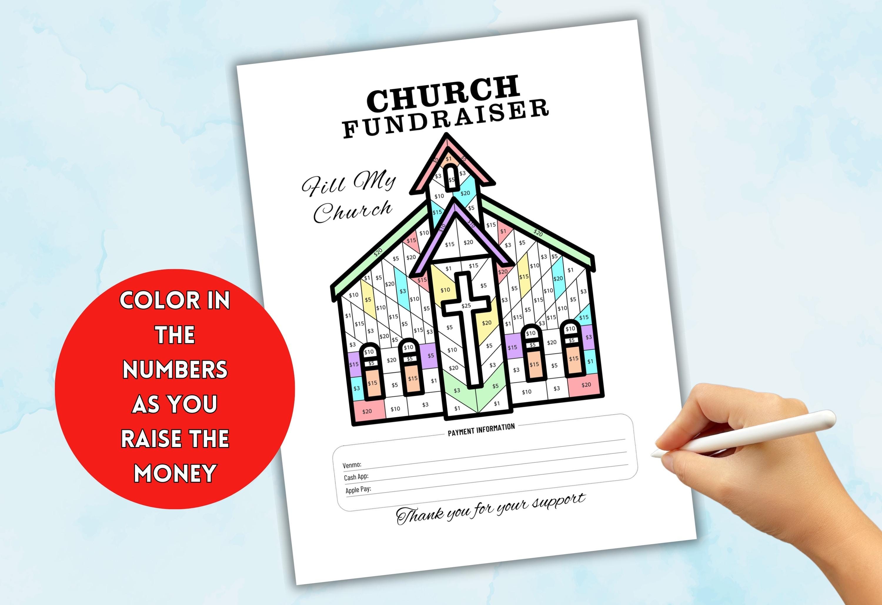 Editable Church Fundraiser Template, Fill My Church Fundraising Sheet ...