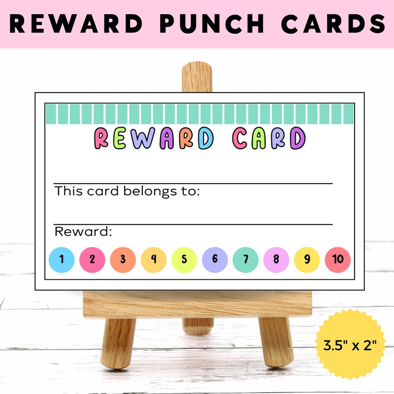 Reward Cards - Etsy