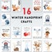Winter Handprint Craft for Kids, Winter Handprint Art Bundle, Winter ...