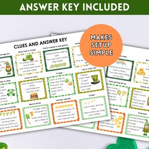 Leprechaun Treasure Hunt, St. Patrick’s Day Scavenger Hunt, Leprechaun ...