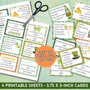 Leprechaun Treasure Hunt, St. Patrick’s Day Scavenger Hunt, Leprechaun ...