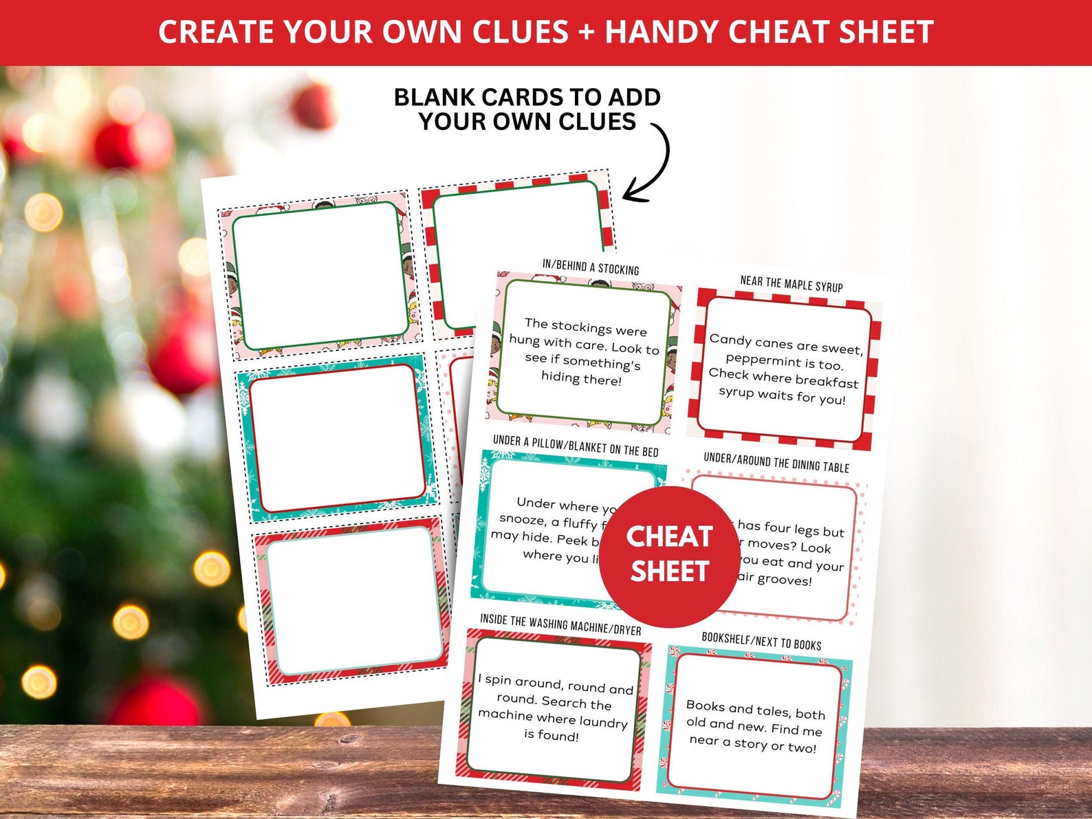Christmas Elf Scavenger Hunt, Printable Elf Game, Holiday Scavenger ...