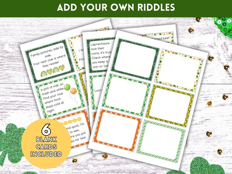 Leprechaun Treasure Hunt, St. Patrick’s Day Scavenger Hunt, Leprechaun ...