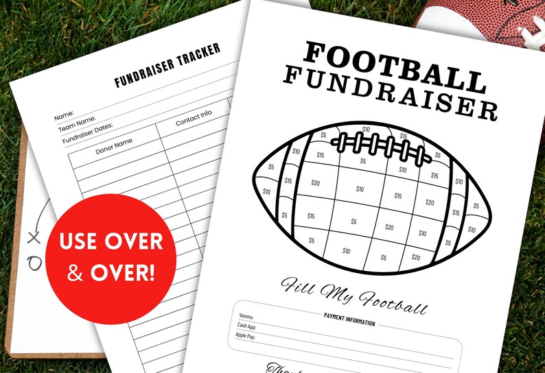 Editable Football Fundraiser Template, Fill My Football Fundraiser ...