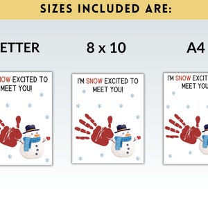 Winter Handprint Craft for Kids, Winter Handprint Art Bundle, Winter ...