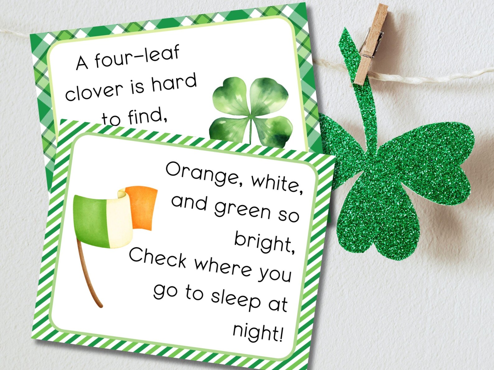 Leprechaun Treasure Hunt, St. Patrick’s Day Scavenger Hunt, Leprechaun ...