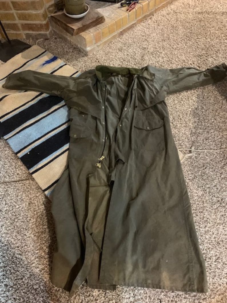 CC Filson Waxed Canvas Duster - Etsy