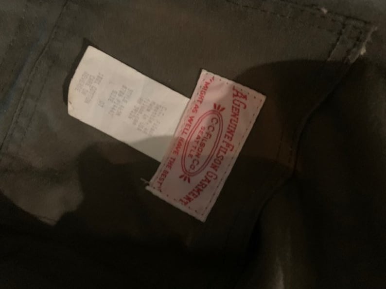 CC Filson Waxed Canvas Duster - Etsy