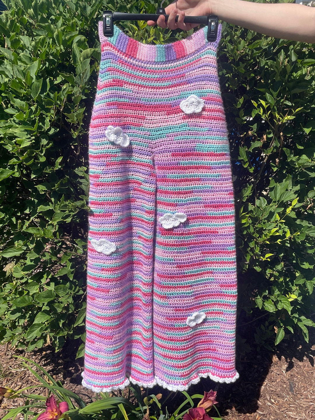 Rainbow Cloud Pants - Etsy