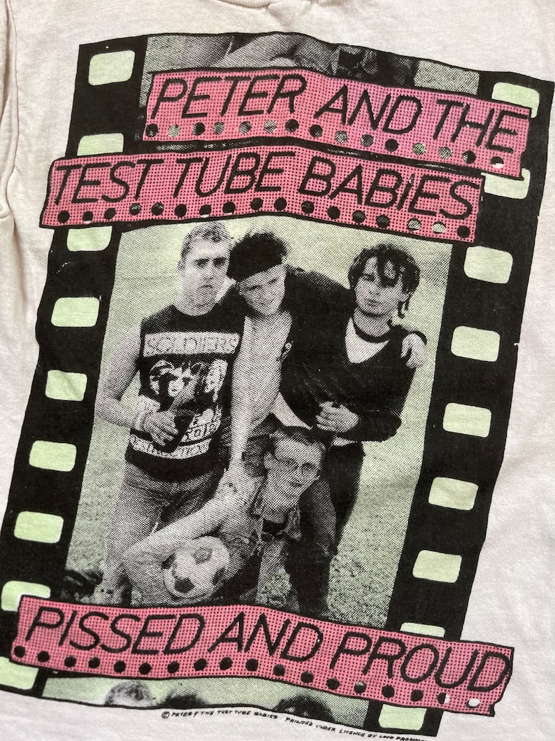 Vintage 1982 Peter and the Test Tube Babies Punk Rock Tour Aop(all Over ...