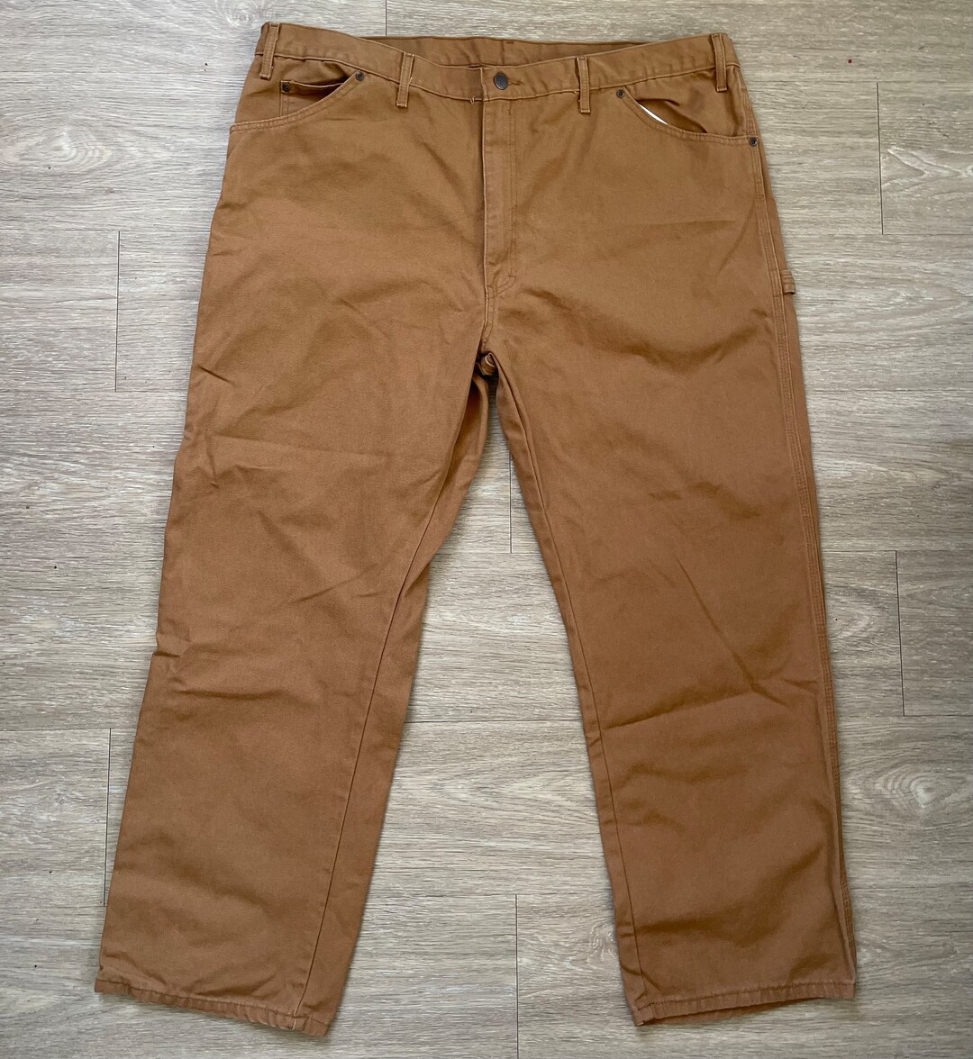 Vintage 1990s Dickies Canvas Worker Carpenter Pants 44x30 - Etsy