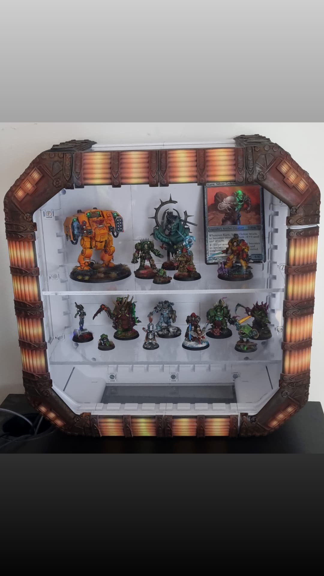 3D Printed/acrylic Collectible/miniature Display Case square ...