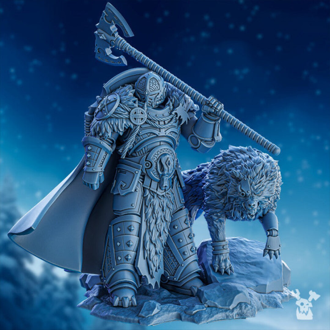 Miniatures Dakka Dakka Stormbringers Fein'ar the Wolfborn for Wargames ...