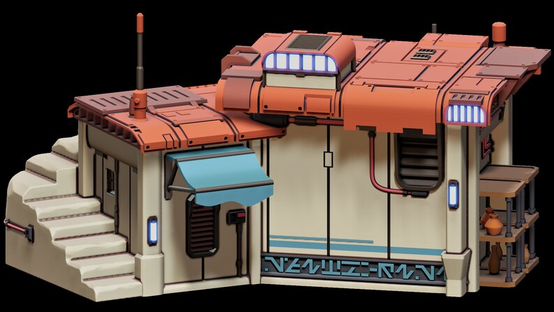 Tabletop Terrain Outer Rim Workshop Star Wars Legion/d&d/warhammer - Etsy