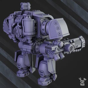 Miniatures Dakka Dakka Space Knights Heavy Walker for Wargames ...