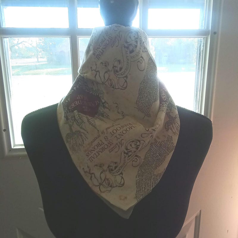 Map Bandana - Etsy