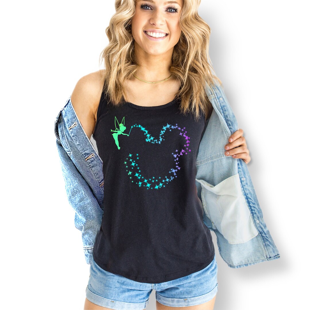Tinkerbell Tank Top for Woman, Tinkerbell Women's Racerback Tank Top ...