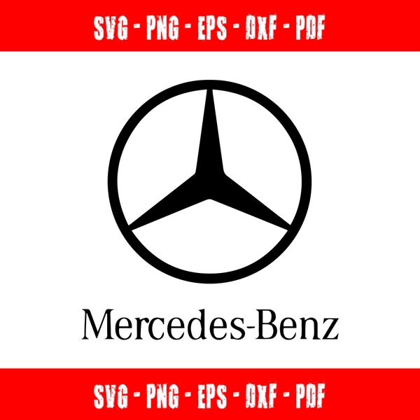 Mercedes Logo Dxf - Etsy