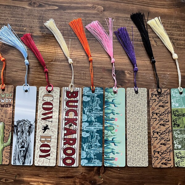 Western Bookmarks - Etsy