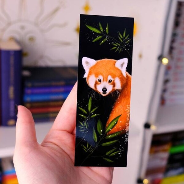 Panda Bookmark - Etsy