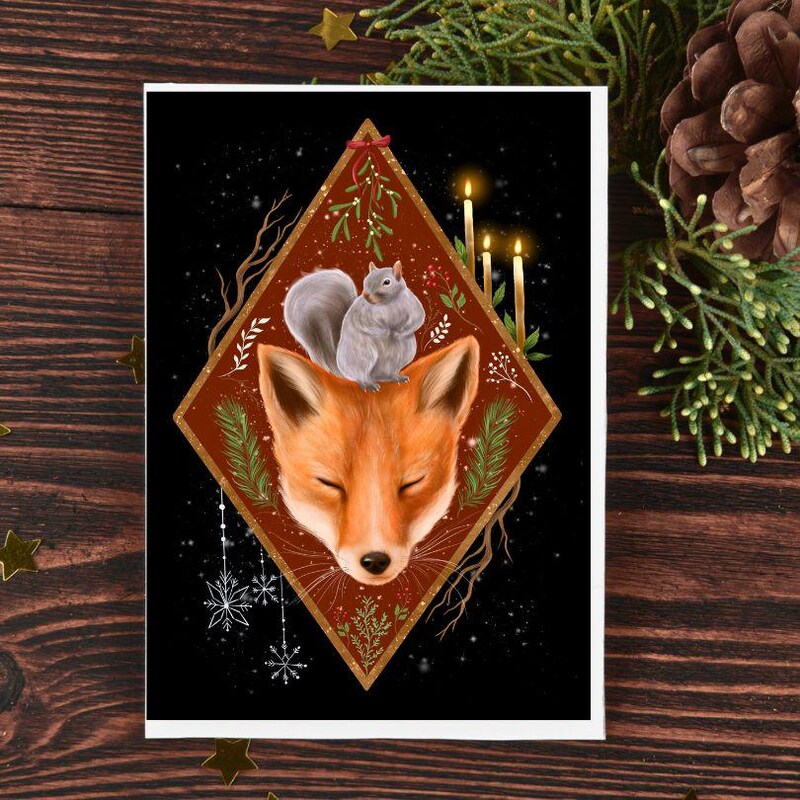 Fox Card - Etsy UK
