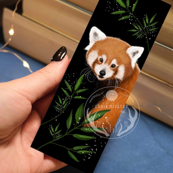 Panda Bookmark - Etsy