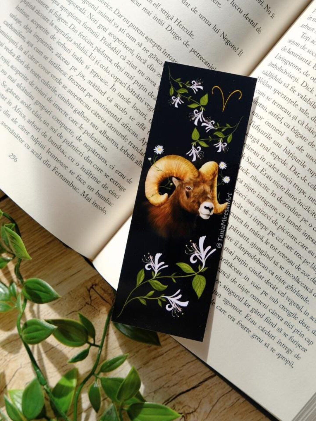 Aries Zodiac Bookmark, Book Lover Gift Idea, Bookworm, Book Accessories ...