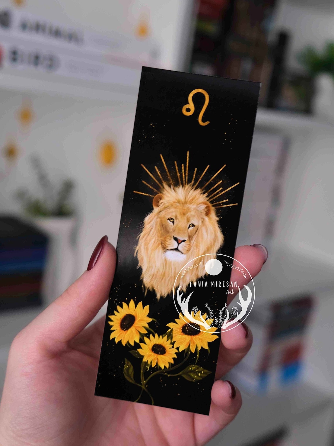 Leo Zodiac Bookmark, Leo Gift Idea, Zodiac Sign Bookmark, Astrology ...