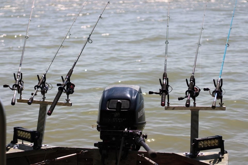 Heavy Duty Aluminum T-bar Rod Holder wont Rust build to Last rod Holder ...