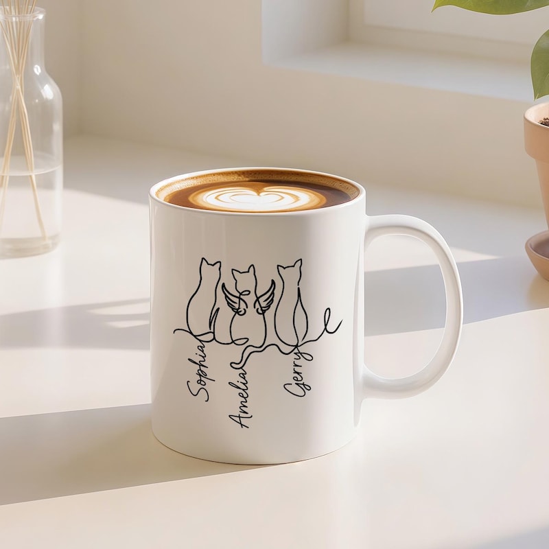 Cat Mug British - Etsy UK