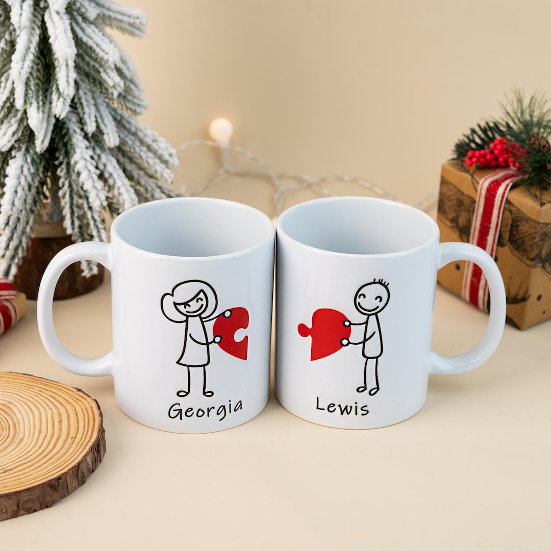 Couple Coffee Mugs, Couple Gift, Girlfriend Gifts, Romantic Gifts for ...