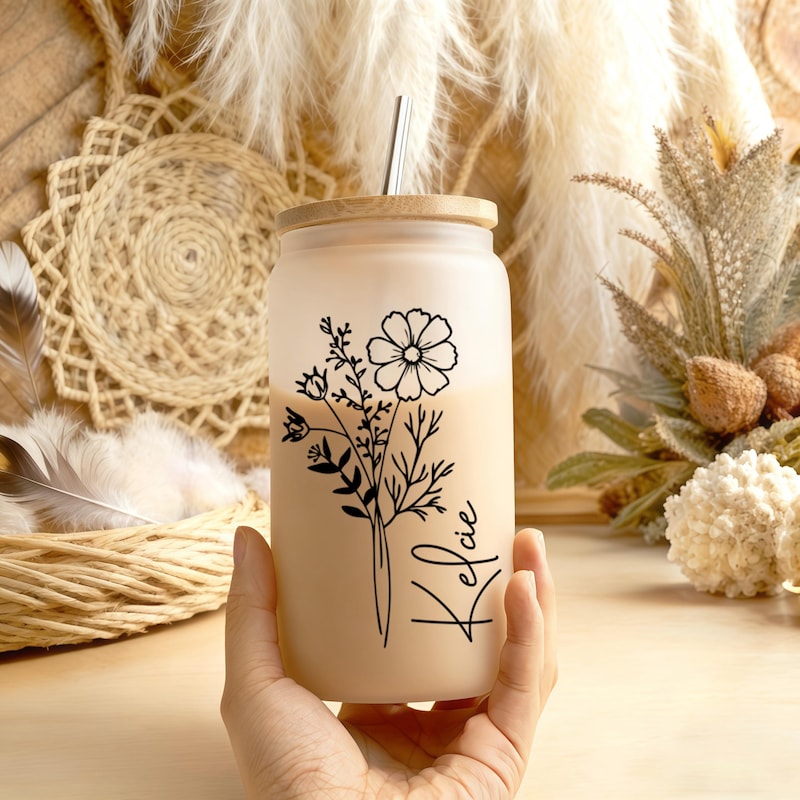 Glass Birth Flower April - Etsy UK