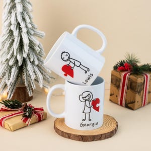 Couple Coffee Mugs, Couple Gift, Girlfriend Gifts, Romantic Gifts for ...