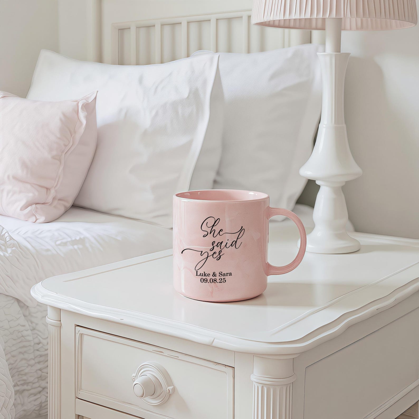 Personalised Engagement Mugs, Couple Engagement Present, Happy ...