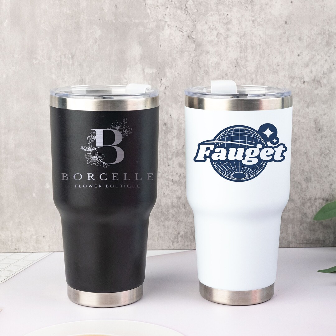 Personalized 30oz Tumbler, ADD YOUR LOGO, Powder Coated, Laser Engraved ...