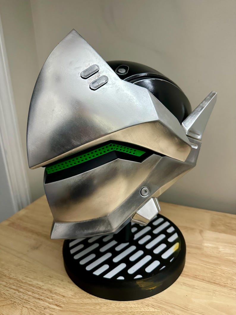 Genji Cosplay 3D Printer Helmet - Etsy