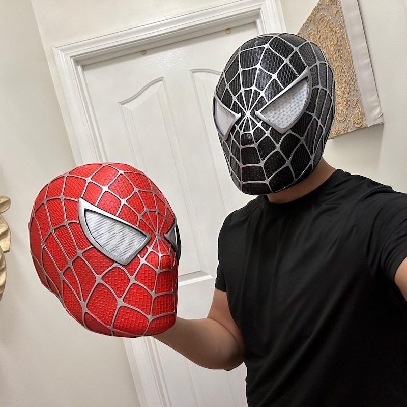 Spider Man Realistic Mask - Etsy