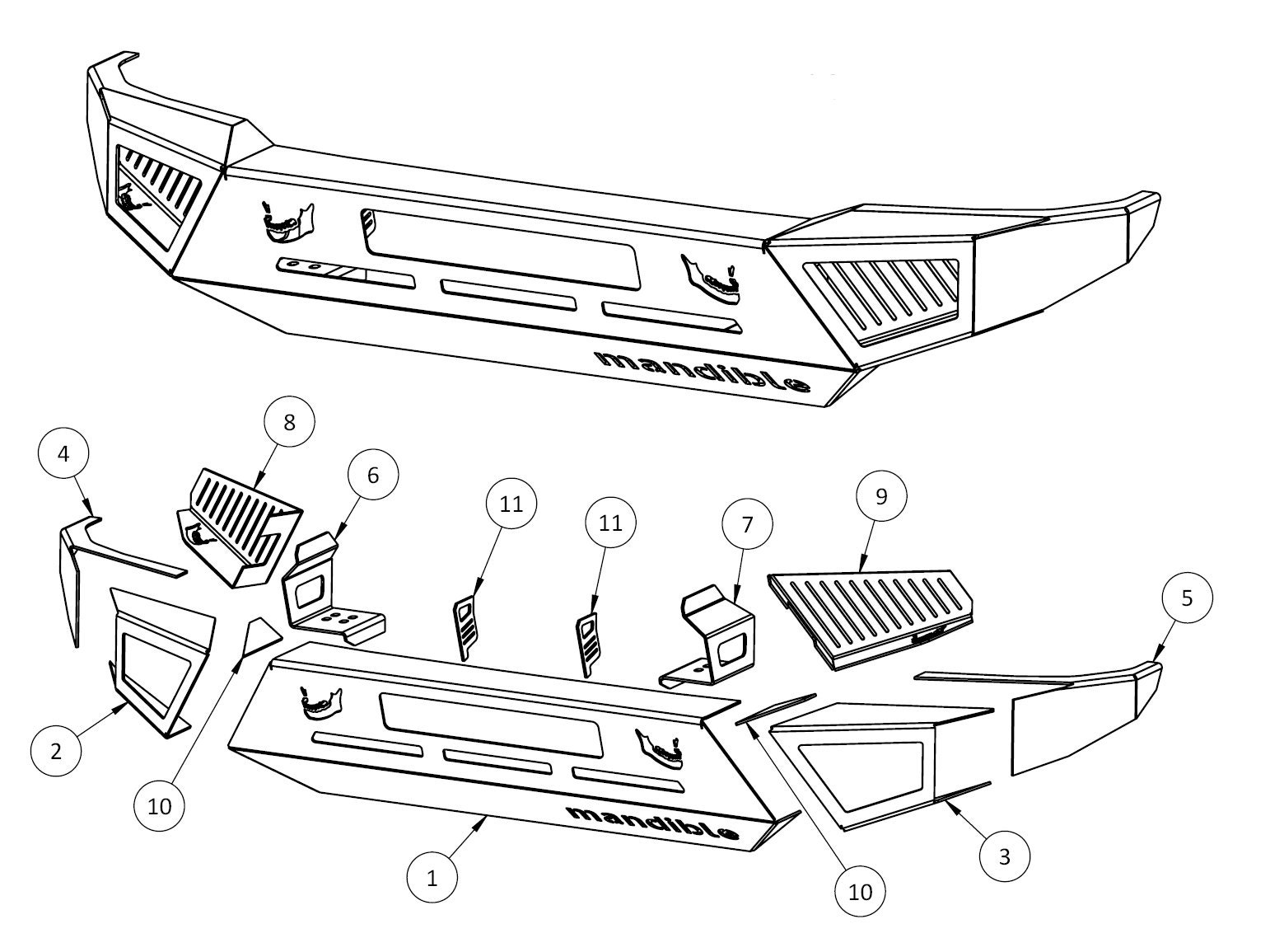 10-18 Ram 2500/3500 Front Bumper - DXF/PDF Build Files ONLY - Etsy