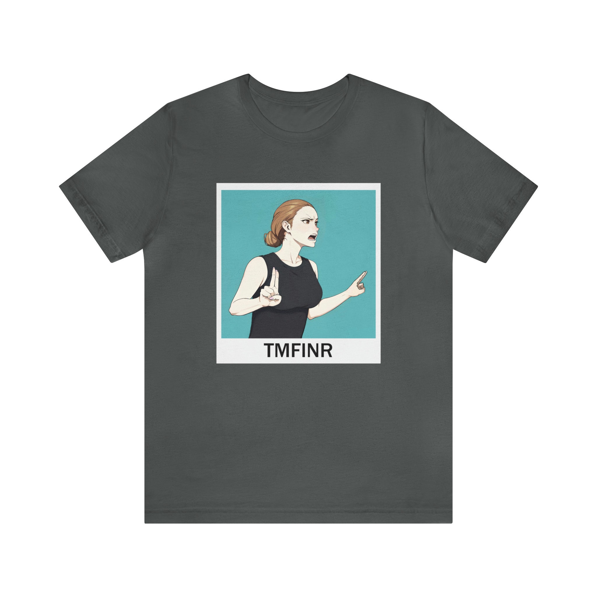 TMFINR Shirt, That Person is Not Real Meme Plane Lady, Antisocial ...