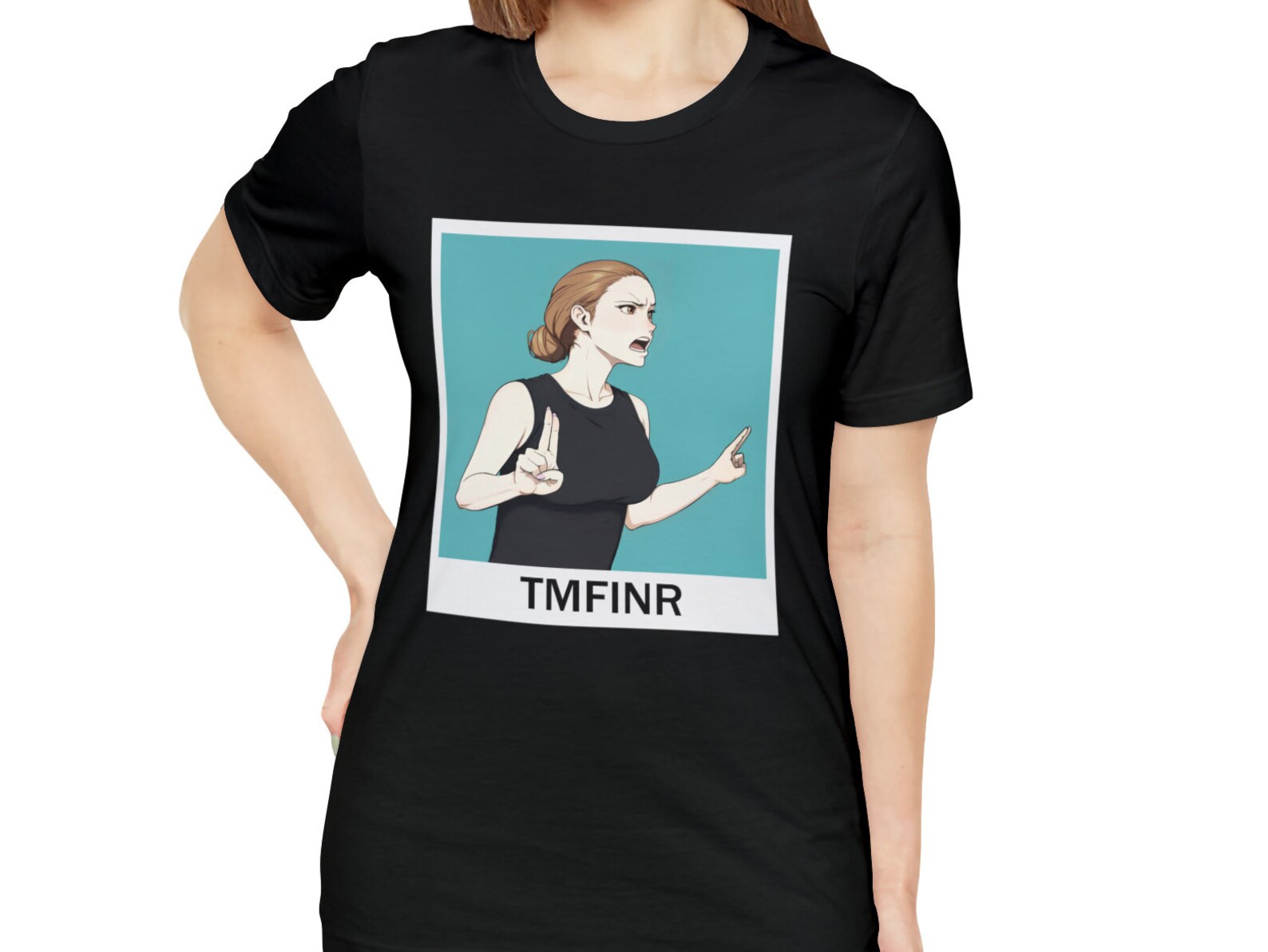TMFINR Shirt, That Person is Not Real Meme Plane Lady, Antisocial ...