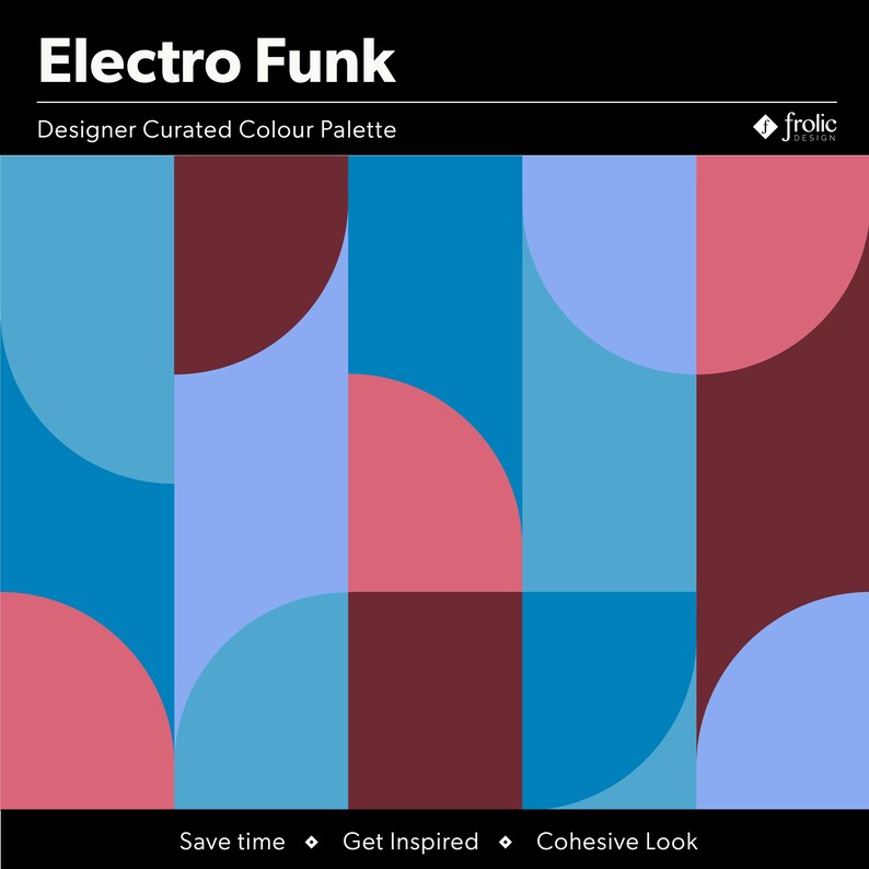 Electro Funk Color Palette: Swatch File for Adobe + Procreate (digital ...