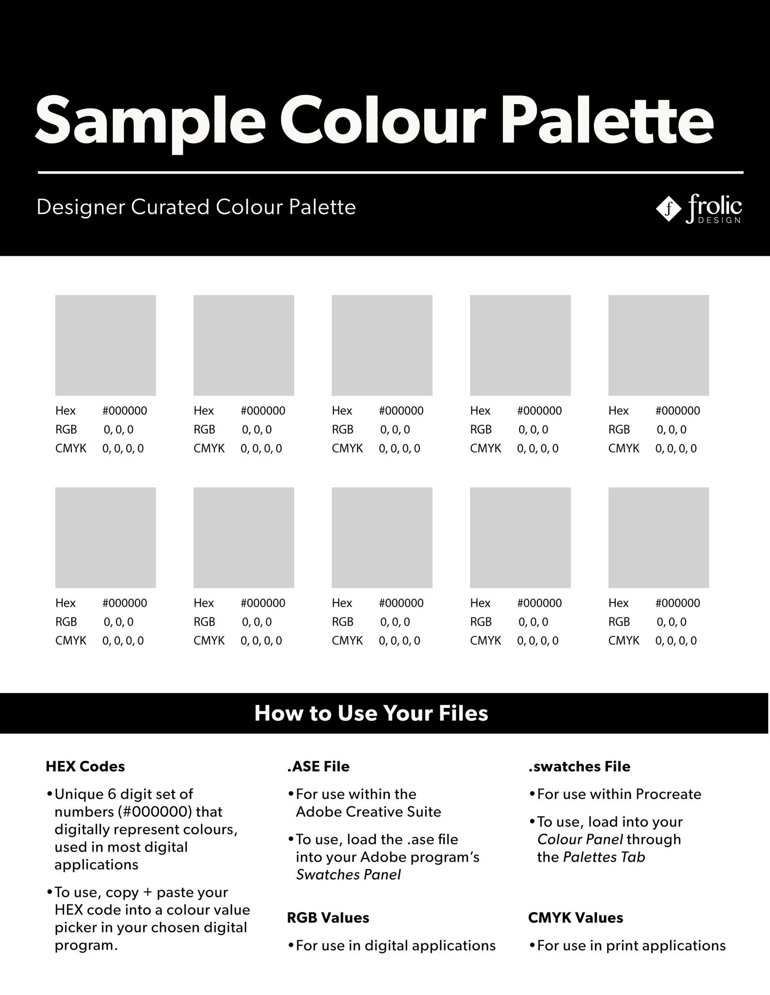 Autumn Twilight Colour Palette - Etsy