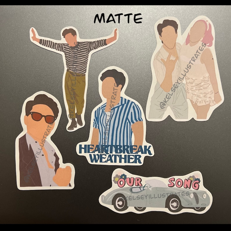 Niall Horan Sticker Pack Heartbreak Weather Jimmy Fallon Stickers - Etsy