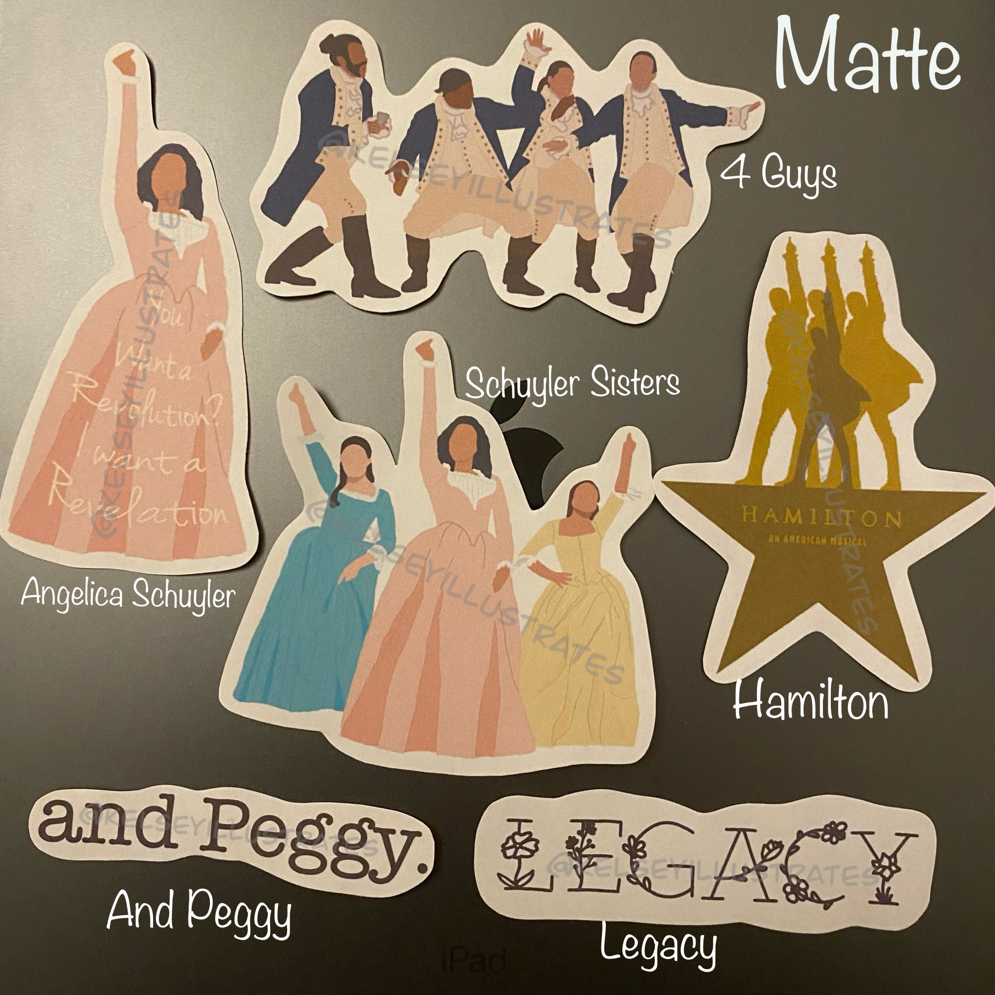 Hamilton Sticker Set - Etsy