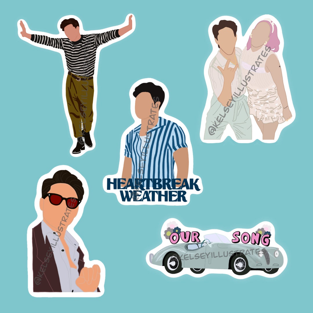 Niall Horan Sticker Pack Heartbreak Weather Jimmy Fallon Stickers - Etsy