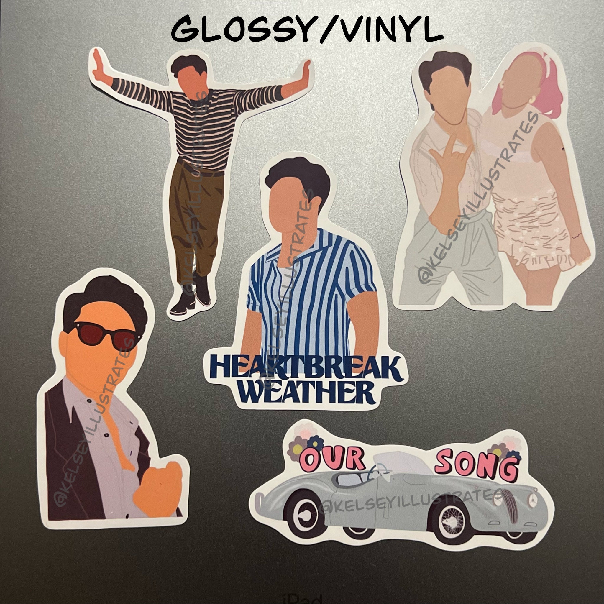 Niall Horan Sticker Pack Heartbreak Weather Jimmy Fallon Stickers - Etsy