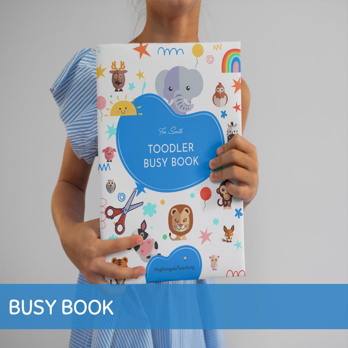 Toddler Learning Busy Book: Preschool Activity Binder (digital Download ...