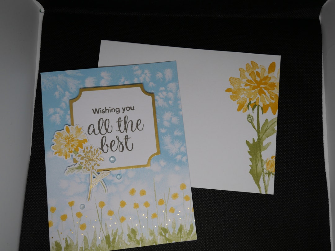 Best Wishes Handmade Greeting Card- "wishing the Best" - Etsy