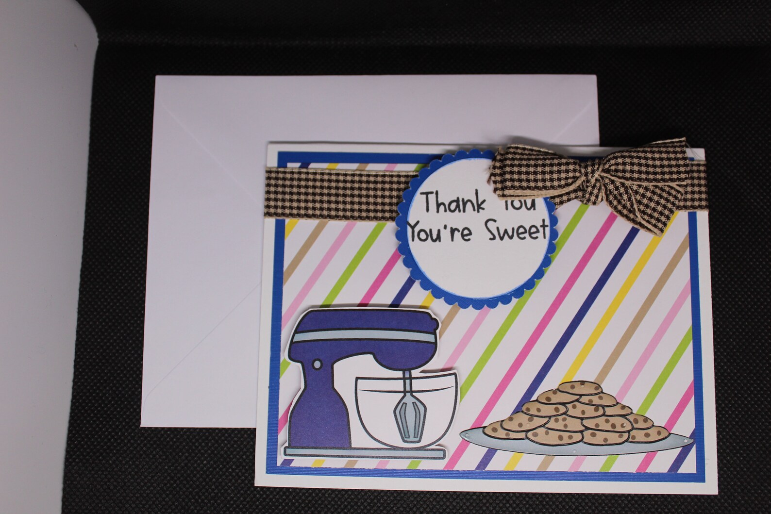 Thank You Handmade Greeting Card- You're Sweet-mixer With Cookies - Etsy