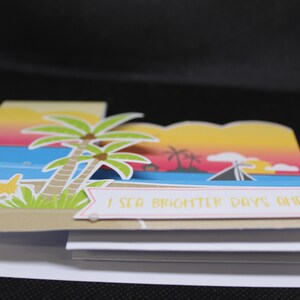Summer Easeal Cards Handmade Greeting Cards- Sunset at the Beach - Etsy